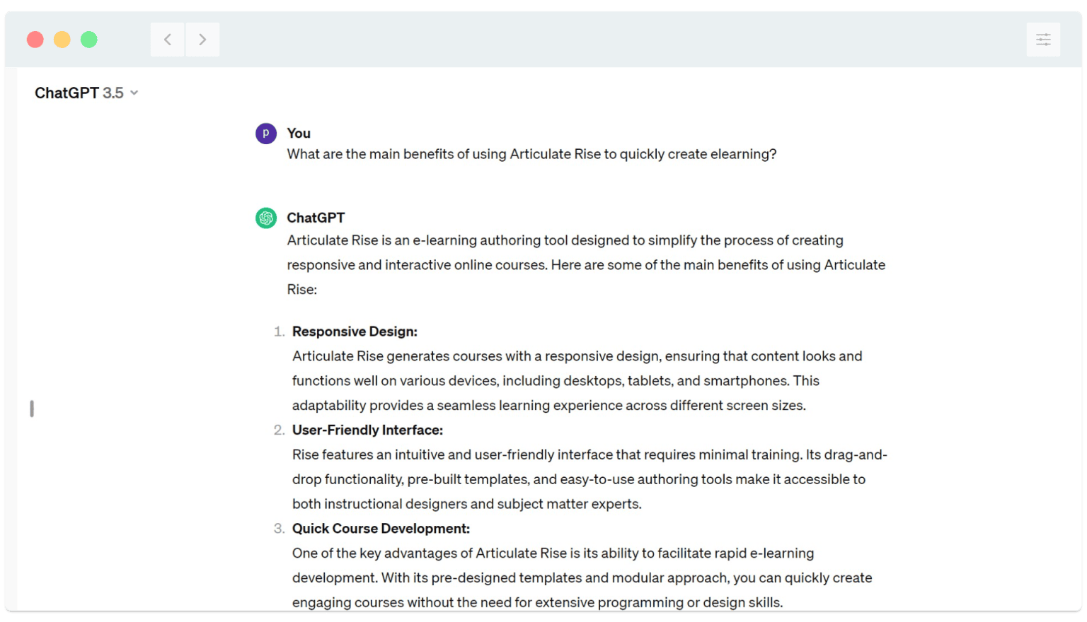Rapid elearning content creation: Articulate RISE 360 explainer 4 of 6 ...